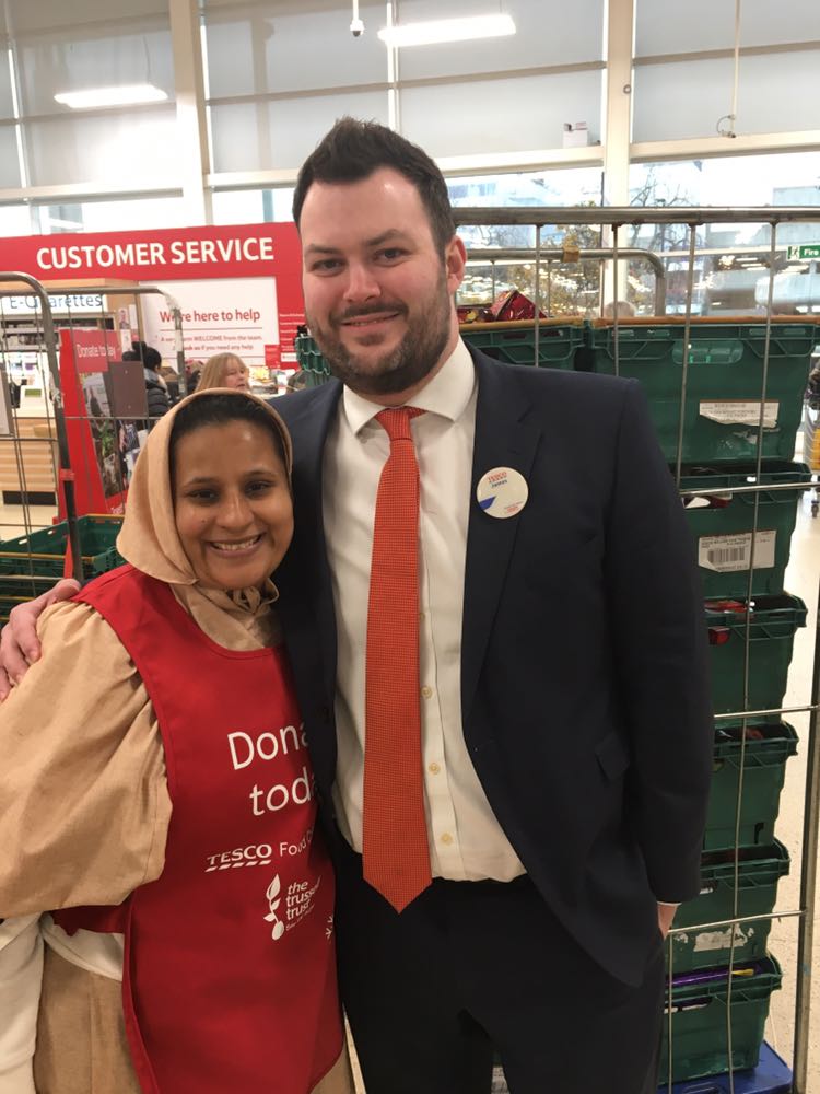 Annual Food Collection at Tesco Extra | Slough Foodbank