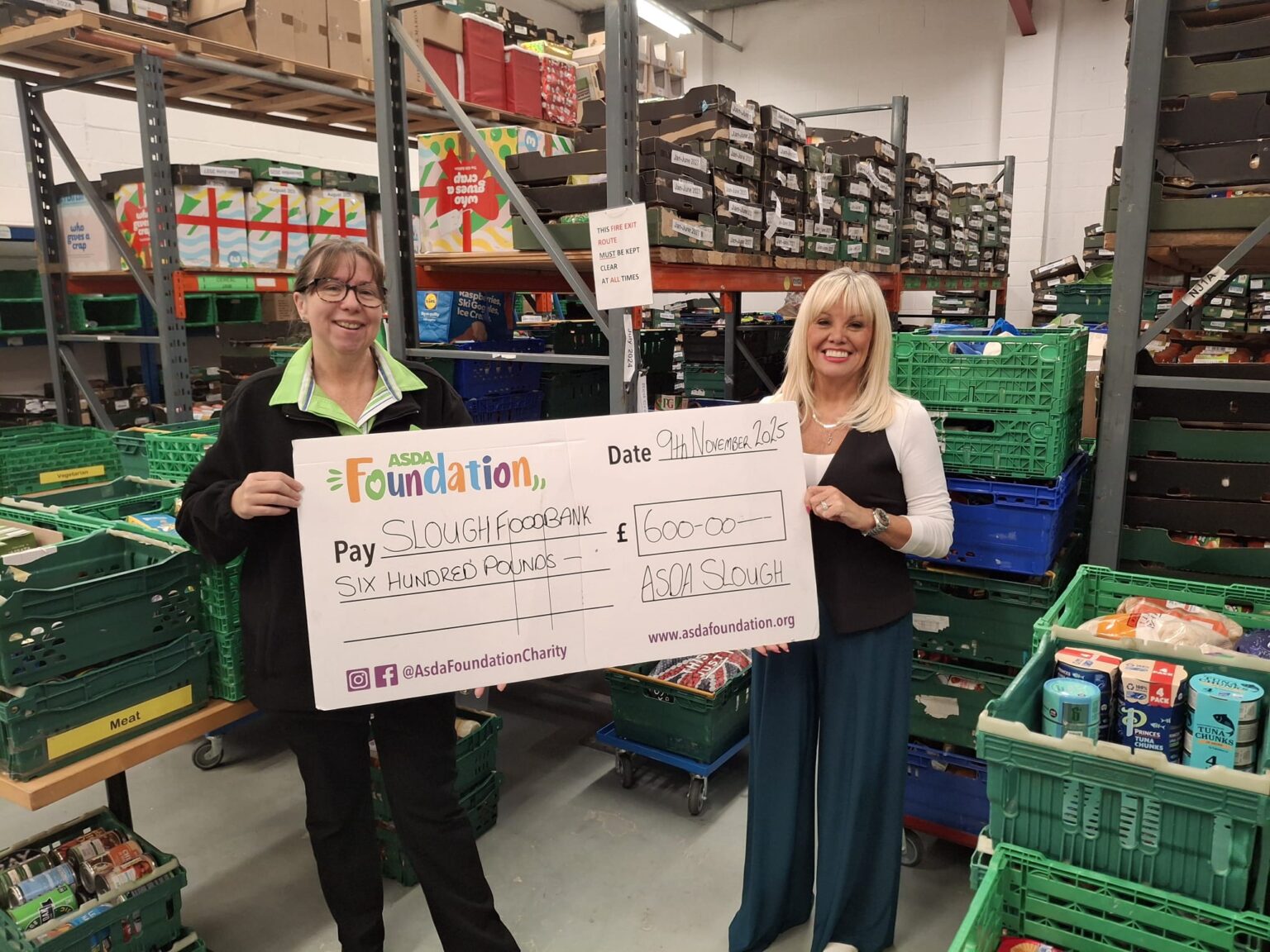ASDA Foundation Supports Slough Foodbank | Slough Foodbank